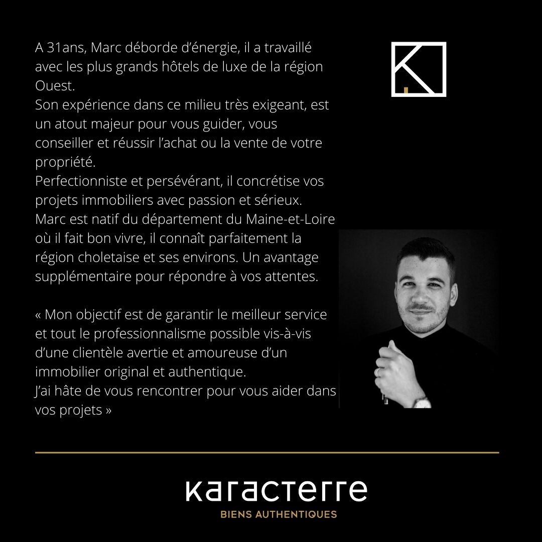 Karacterre - portrait de la semaine marc secteur cholet nantes Karacterre - portrait de la semaine marc secteur cholet nantes